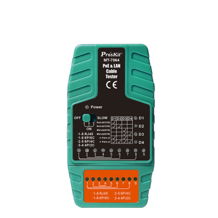 PRO'SKIT MT-7064 PoE & LAN Cable Tester